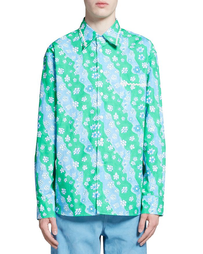 Marni Printed Button Up Shirt | Bloomingdale's