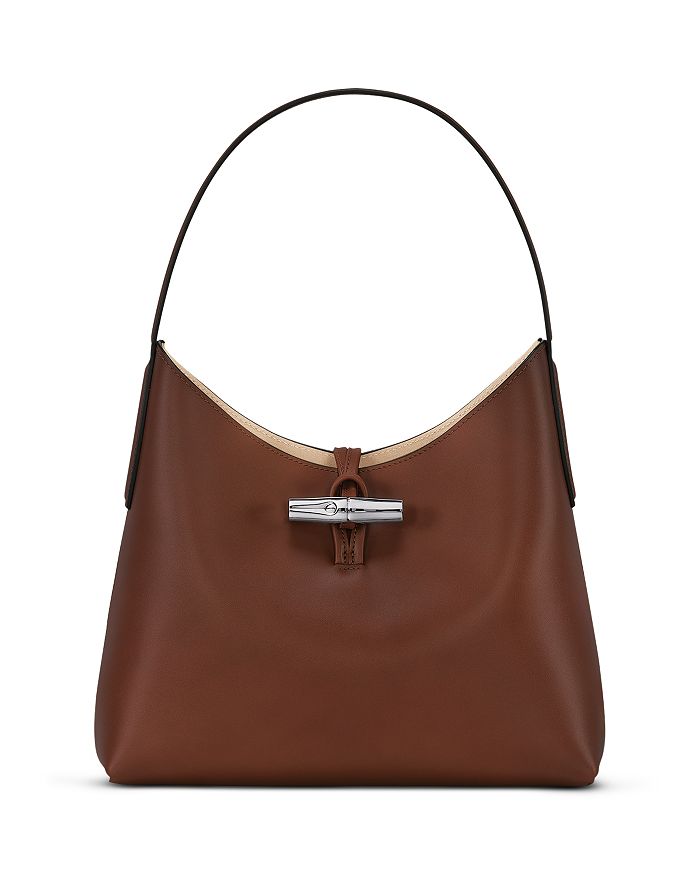 Longchamp Roseau Leather Box Hobo | Bloomingdale's