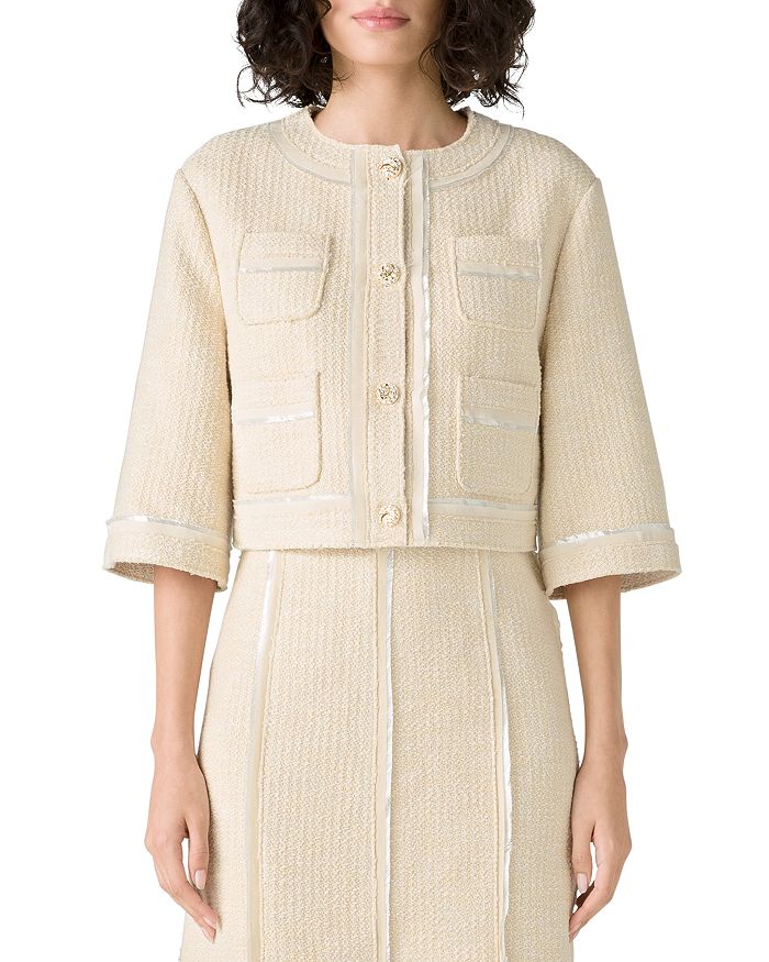 St. John Tweed Shimmer Jacket | Bloomingdale's