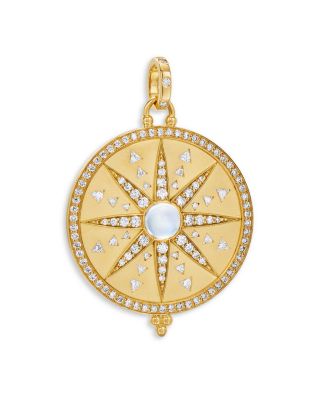 Temple St. Clair 18K Yellow Gold Celestial Blue Moonstone & Diamond ...