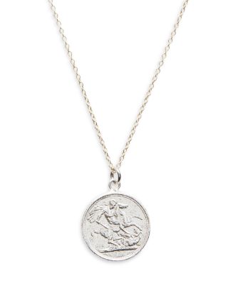 Argento Vivo Two Tone Medallion Pendant Necklace, 16" | Bloomingdale's