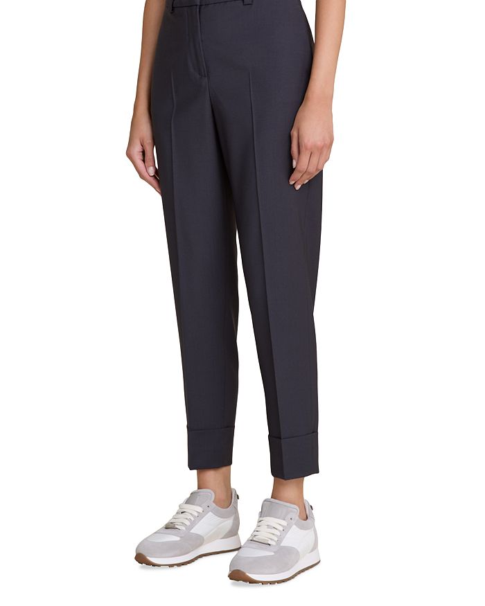 Peserico Stretch Wool Tapered Leg Pants | Bloomingdale's