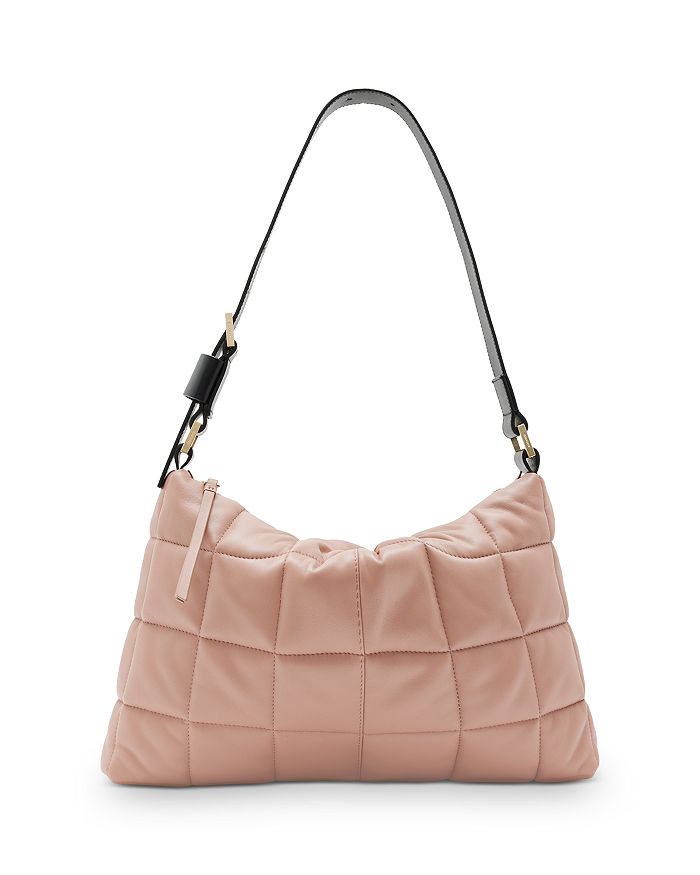 ALLSAINTS Edbury Quilted Leather Shoulder Bag | Bloomingdale's