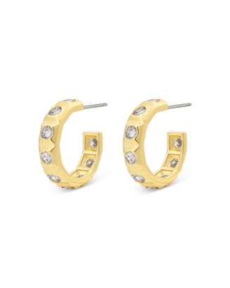 Luv Aj Mini Pyramid Hoop Earrings | Bloomingdale's