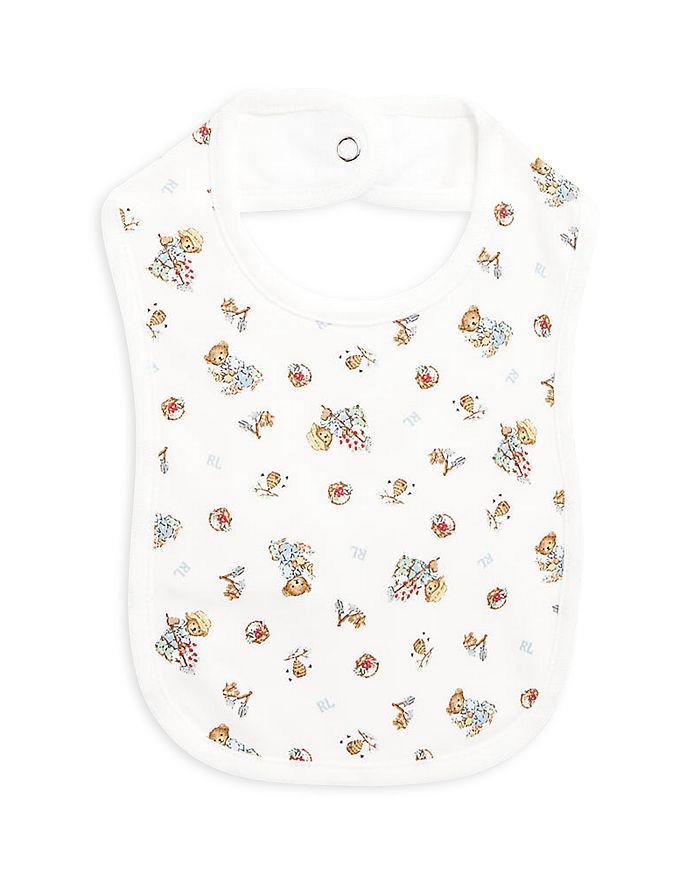 Ralph Lauren Boys' Polo Bear Cotton Interlock Bib - Baby | Bloomingdale's