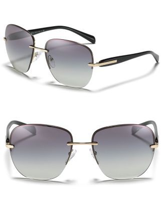 Prada Women's Timeless Conceptual Rimless Sunglasses | Bloomingdale's