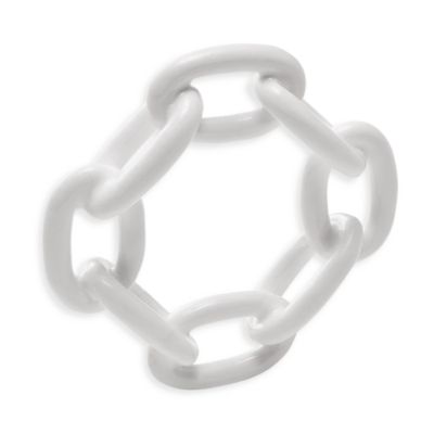 Click here for Kim Seybert Enamel Chain Link Napkin Ring prices