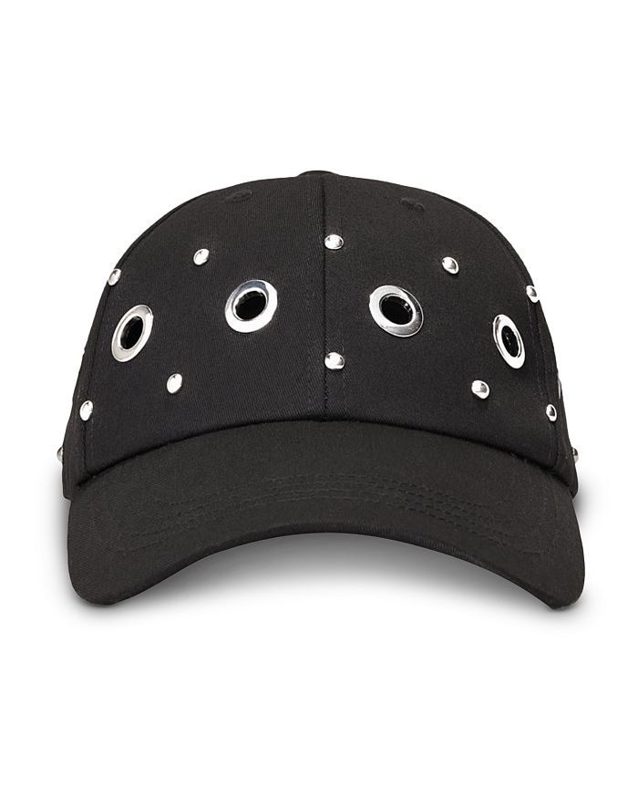 Maje Studded Eyelet Baseball Cap | Bloomingdale's