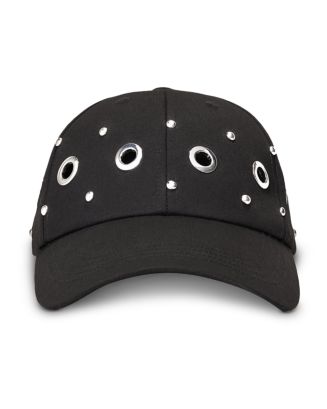Maje Studded Eyelet Baseball Cap | Bloomingdale's