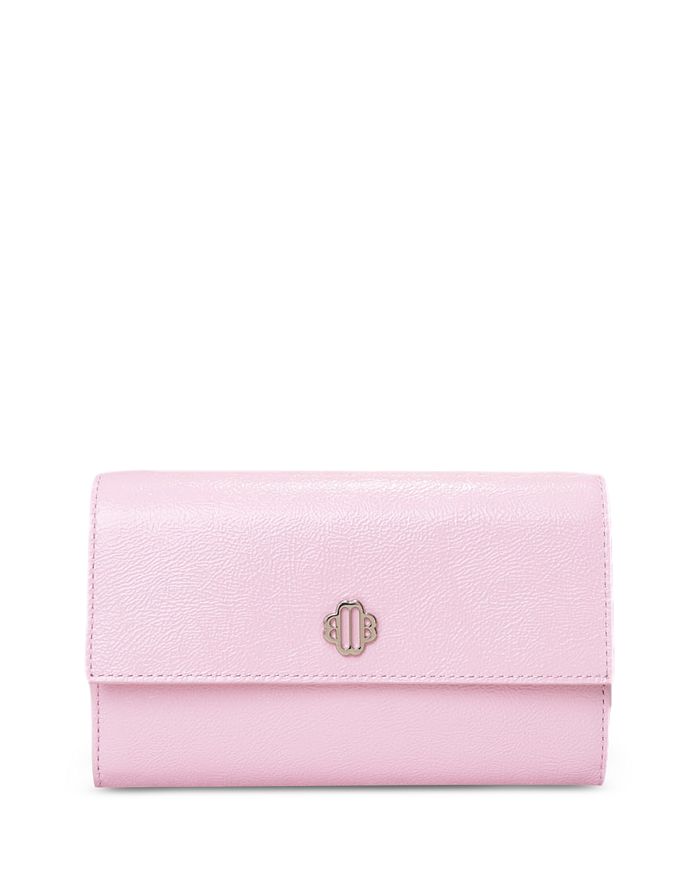 Maje Clover Leather Chain Wallet | Bloomingdale's