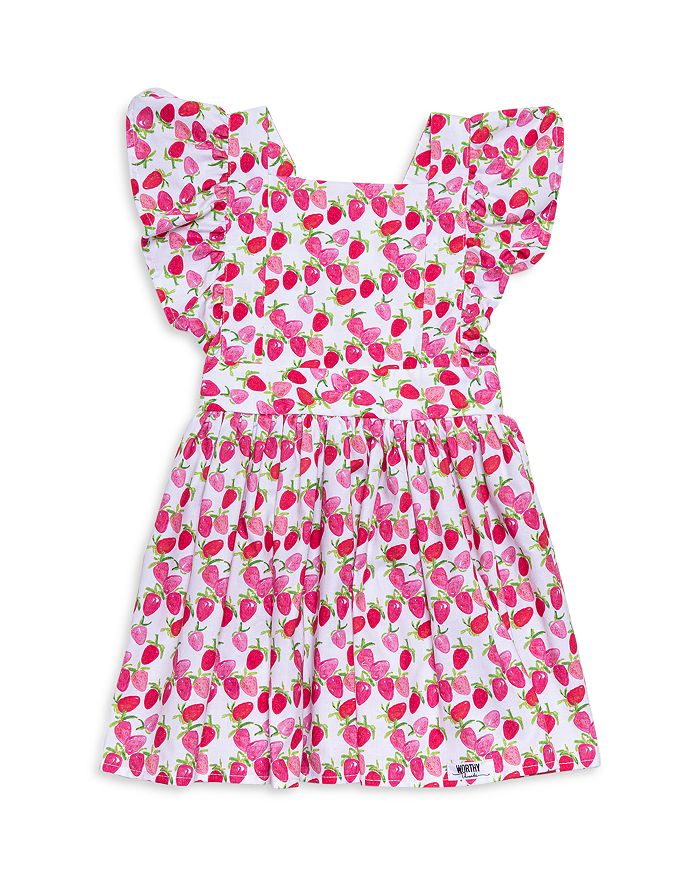 Worthy Threads Girls Vintage Inspired Dress in Strawberries - Baby ...