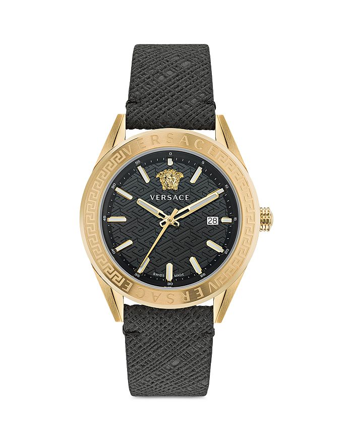 Versace V-Code Watch, 42mm | Bloomingdale's