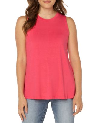 Liverpool Los Angeles Sleeveless Scoop Neck Tank Top | Bloomingdale's