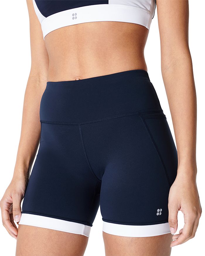 Sweaty Betty Color Blocked Power 6" Shorts | Bloomingdale's