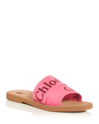 Click here for Chloe Womens Woody Logo Slide Sandals prices