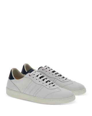 Ferragamo Mens Achille Lace Up Leather Sneakers
