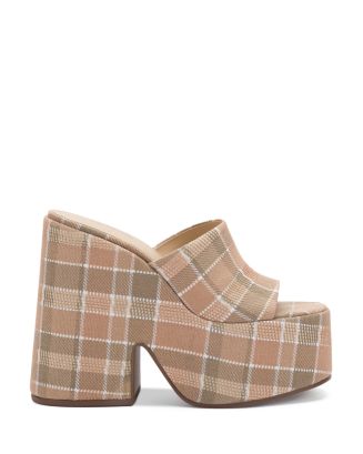 Larroudé Women's Wanda Slip On Platform Sandals | Bloomingdale's