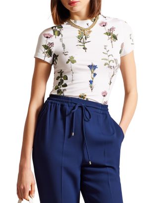 Ted Baker RASMEAN Printed Fitted Tee | Bloomingdale's