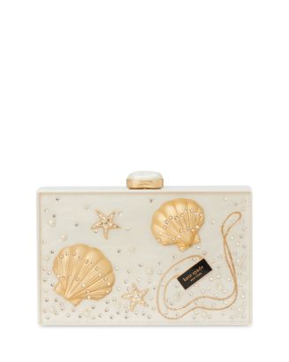 kate spade new york What the Shell Ocean Scene Small Frame Clutch ...