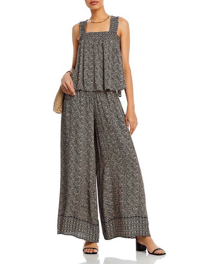 AQUA Top & Wide Leg Pants - 100% Exclusive | Bloomingdale's