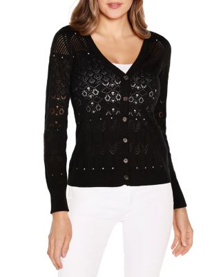 Belldini Lin Pointelle Cardigan | Bloomingdale's