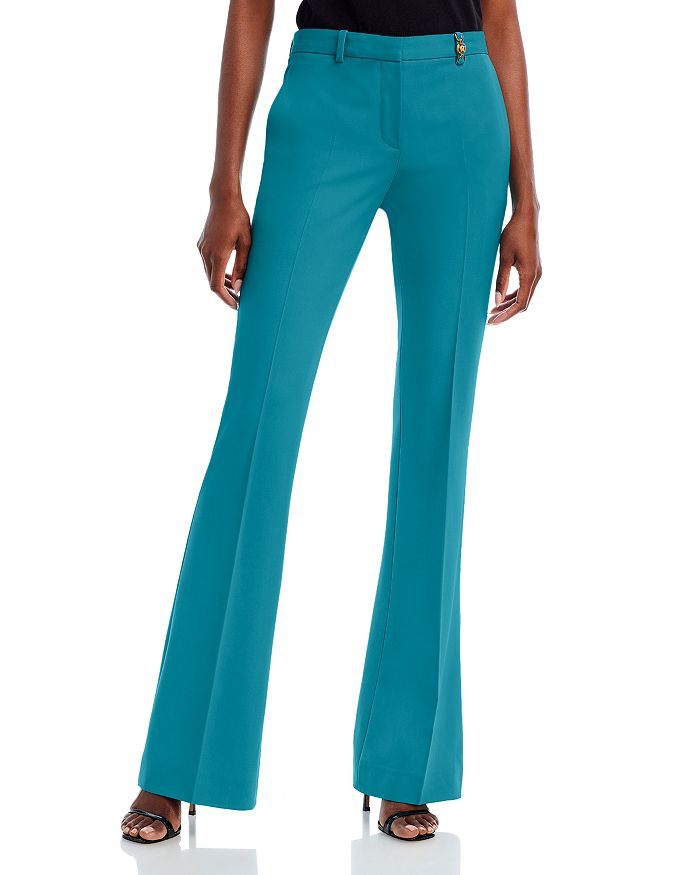 Versace Flare Wool Pants | Bloomingdale's