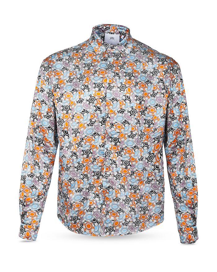 RTA Oversized Silk Poker Shirt | Bloomingdale's