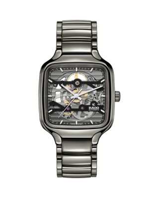 RADO True Square Skeleton Watch, 38mm x 38mm | Bloomingdale's