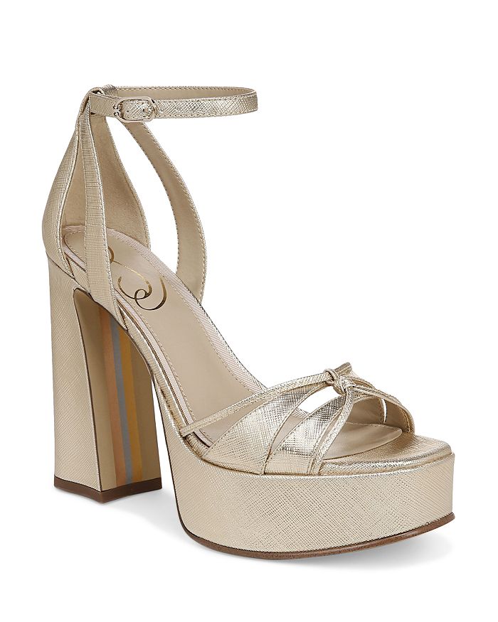 Sam Edelman Women's Kamille Strappy Platform High Heel Sandals ...