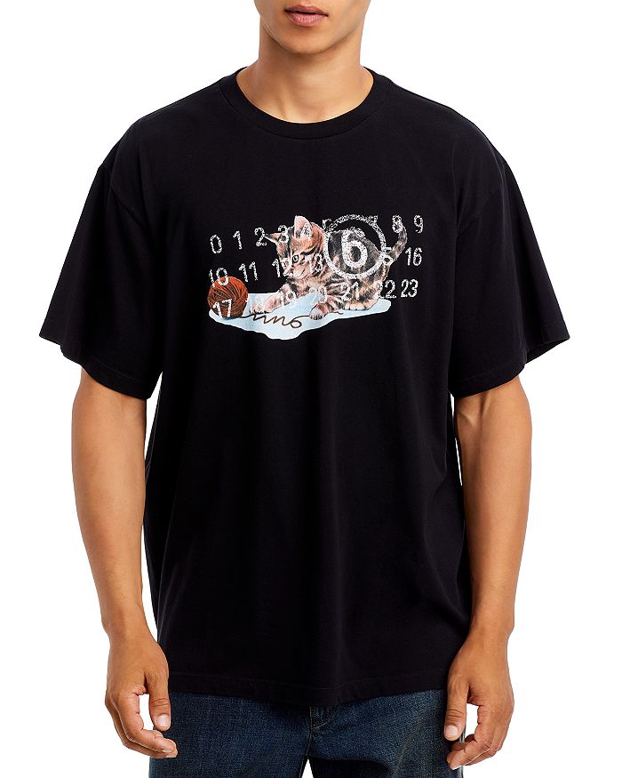 MM6 Maison Margiela Cotton Graphic Tee | Bloomingdale's