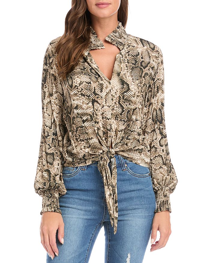 Karen Kane Tie Front Top | Bloomingdale's