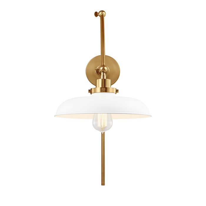 Chapman & Myers Wellfleet Double Arm Wide Task Sconce | Bloomingdale's