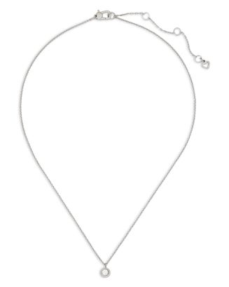 kate spade new york Set in Stone Mini Pendant Necklace, 16 ...