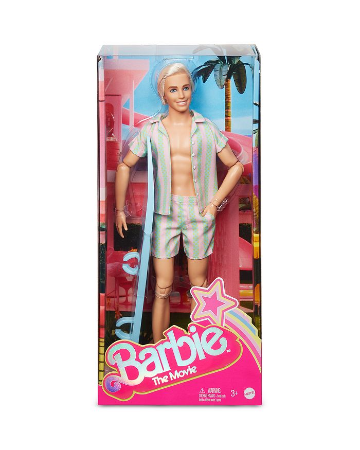 Barbie Barbie The Movie™ Collectible Ken Doll Wearing Pastel Striped ... Barbie Barbie The Movie™ Collectible Ken Doll Wearing Pastel Striped ...