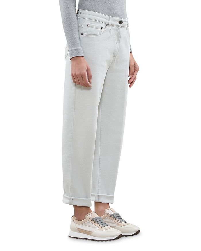 Peserico Low Rise Ankle Denim Jeans in Graphite | Bloomingdale's