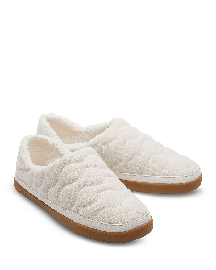TOMS Women's Ezra Quilted Ombre Faux Fur Slippers | Bloomingdale's