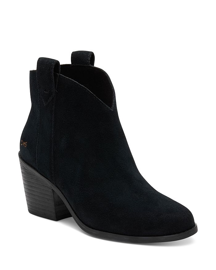 TOMS Women's Constance Pull On High Heel Western Boots | Bloomingdale's