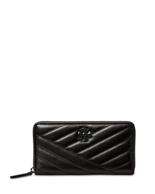 Tory Burch Kira Chevron Powder Coated Zip Continental Wallet ...