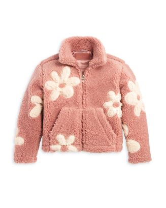 BLANKNYC Girls' Flower Power Fleece Jacket - Big Kid | Bloomingdale's