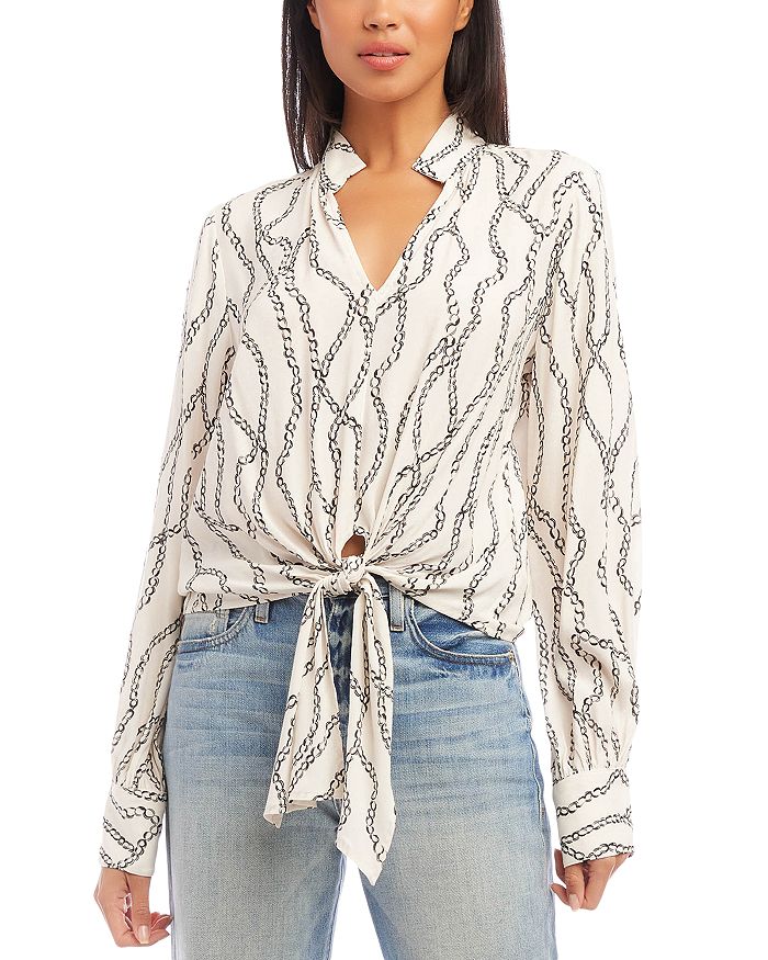 Karen Kane Tie Front Top | Bloomingdale's