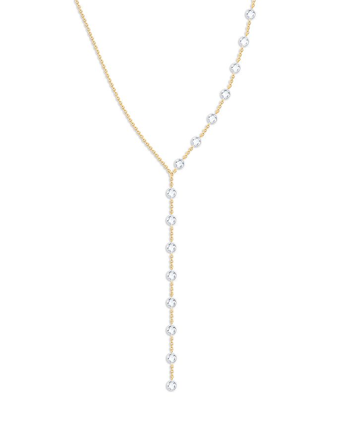 HARAKH Diamond Lariat Necklace in 18K Yellow Gold, 0.7 ct. t.w., 18 ...