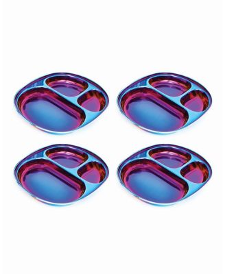 Click here for Ahimsa Unisex Balanced Bites Plates Pack of 4 - Ag... prices