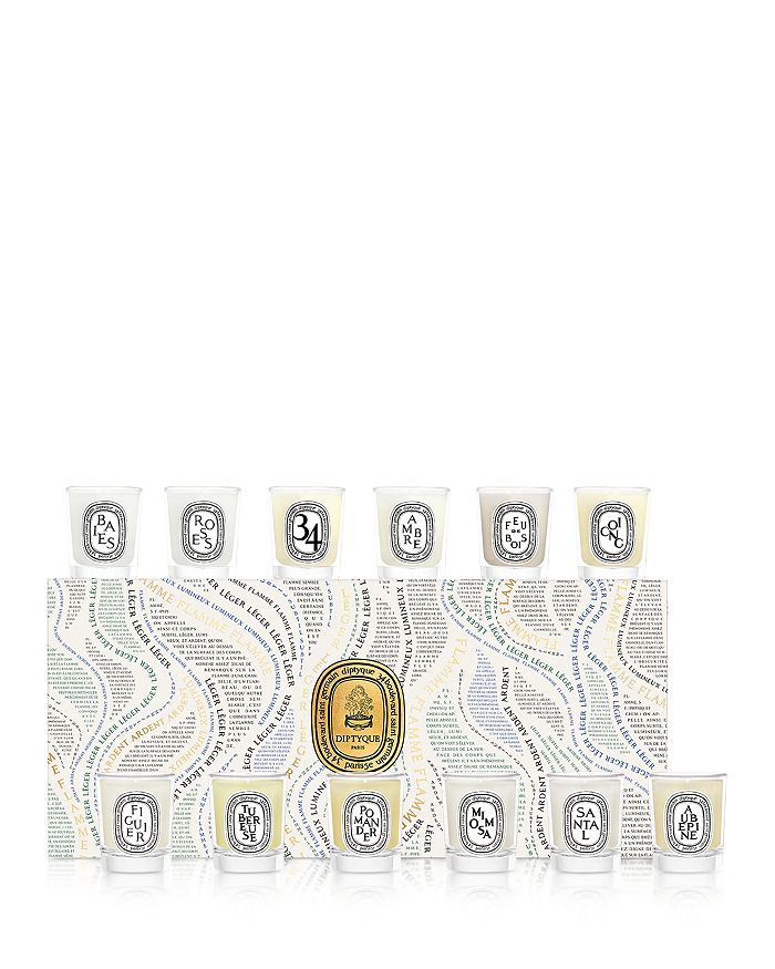 DIPTYQUE Mini 12-Piece Candle Holiday Gift Set - Limited Edition ...