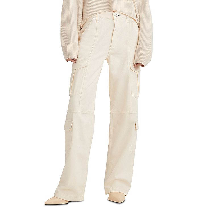 rag & bone Featherweight Cailyn Cargo Jeans in Ecru | Bloomingdale's