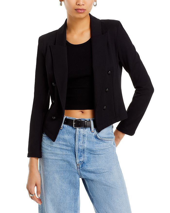 L'AGENCE Wayne Crop Blazer | Bloomingdale's