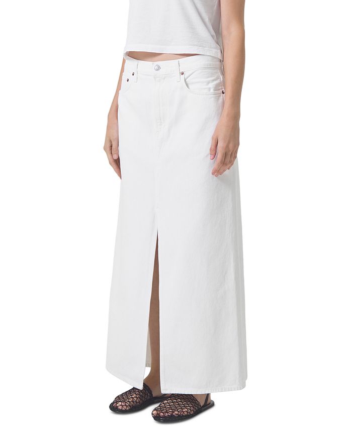 AGOLDE Leif Denim Maxi Skirt | Bloomingdale's