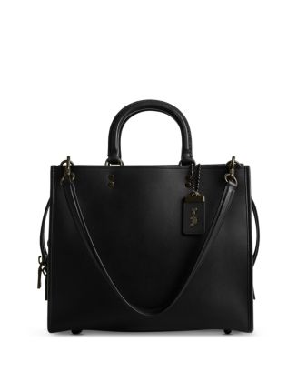 COACH Rogue Leather Top Handle Shoulder Bag | Bloomingdale's