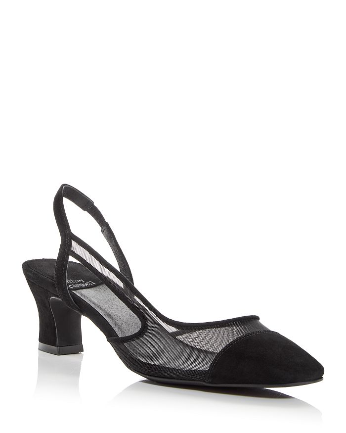Jeffrey Campbell Women's Thomnas Square Toe Slingback Pumps ...