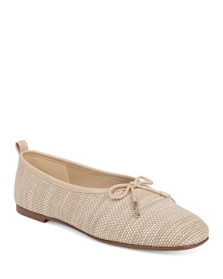 Sam Edelman Women's Ari Square Toe Tan Ballet Flats | Bloomingdale's