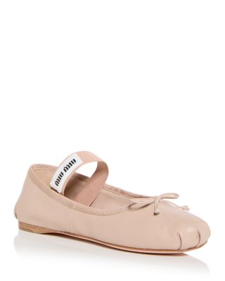 Click here for Miu Miu Womens Ballet Slipper Flats prices